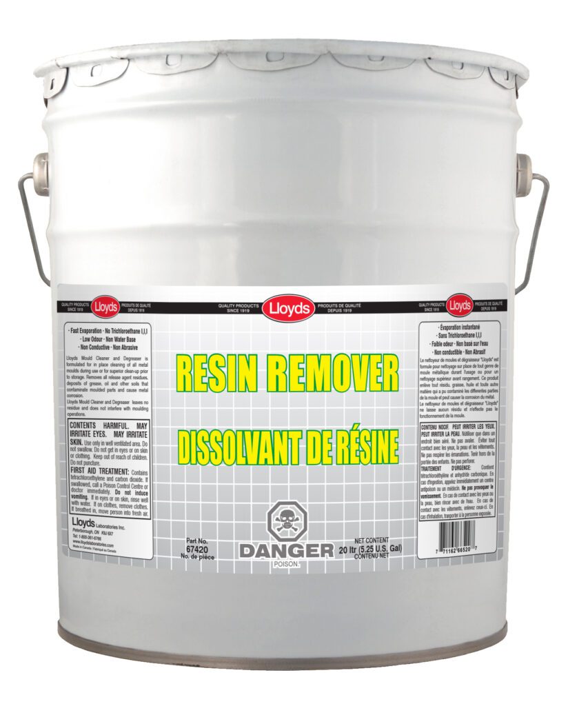 Resin Remover 20 ltr pail ( 5.25 gal ) 67420 – Lloyds Laboratories